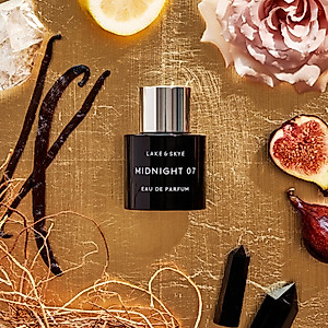 Lake & Skye Midnight 07 Eau de Parfum, Long Lasting Fragrance, 1.7 fl oz (50 ml) - Spicy, Fruity, Floral