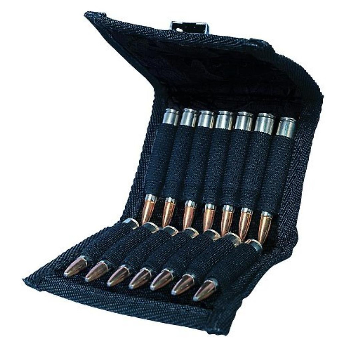 Allen Company Rifle Cartridge Ammo Pouch with Holds 14 Cartridges, Black.