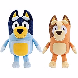 Bluey Dad 12" (Bandit) & Mum 11" (Chilli) - 2 Pack Plush Bundle