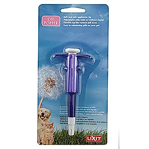 Lixit Safe Soft Tip Pill Administer Tool for Cats, Dogs and Other Pets That Require Medication. (Pack of 1)