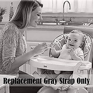 Fisher Price Space Saver High Chair Replacement (SPACE SAVER STRAPS-GRAY BJV38)