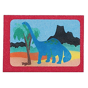 Sand Art Boards - Dinosaurs, 5" x 7" (Pack of 12)