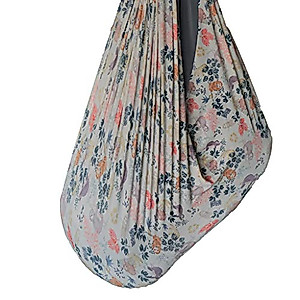 SENSORY4U Sensory Swing (Double Layered Sloth Print or Gray Fabric) Indoor Therapy Swing Snuggle Cuddle Hammock Cacoon for Children with Autism ADHD and Aspergers