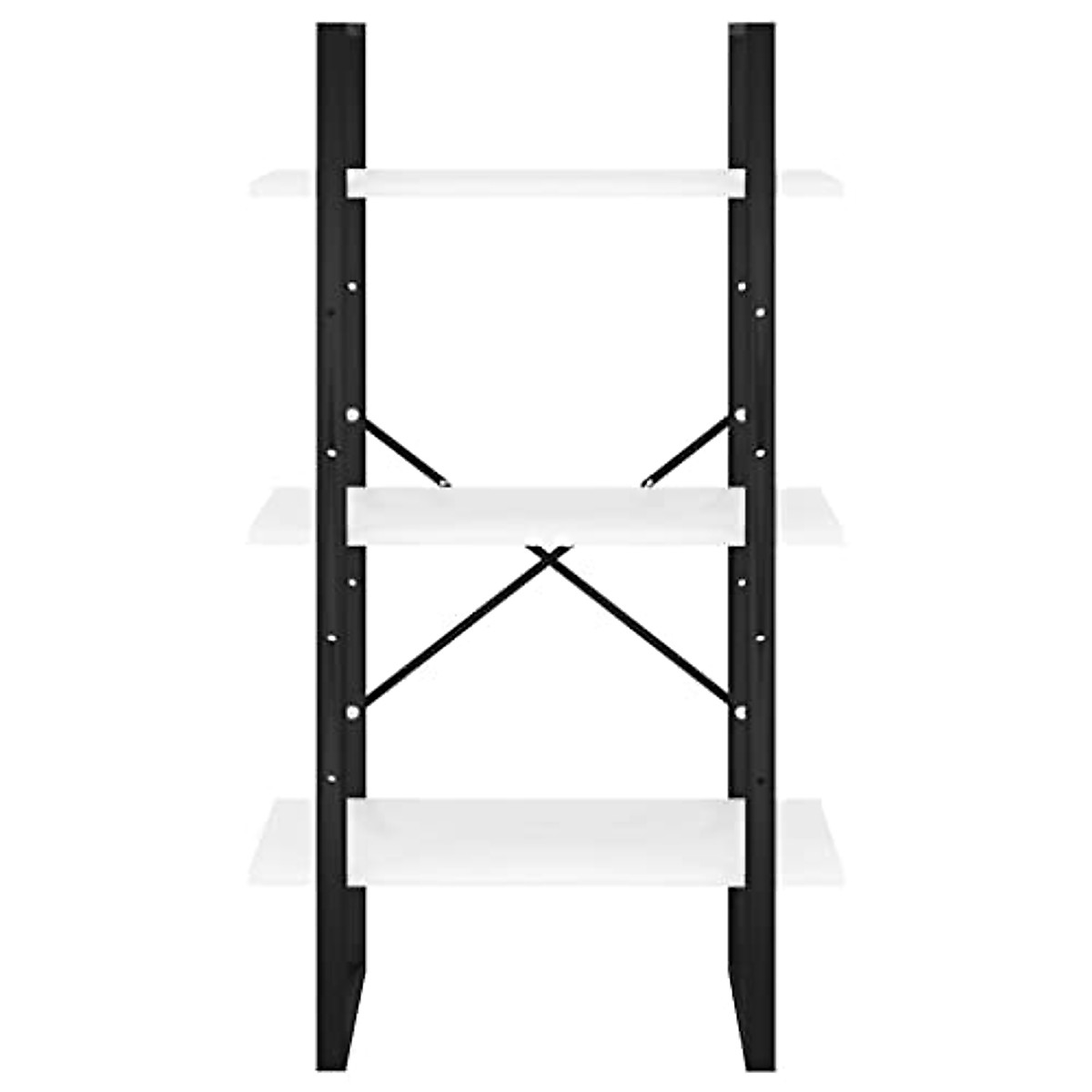 KTHLBRH Kitchen Shelves Bathroom Shelves Book Shelves Floor Shelves Storage Shelf White 23.6"x11.8"x41.3" Engineered Wood for Office Living Room Bedroom