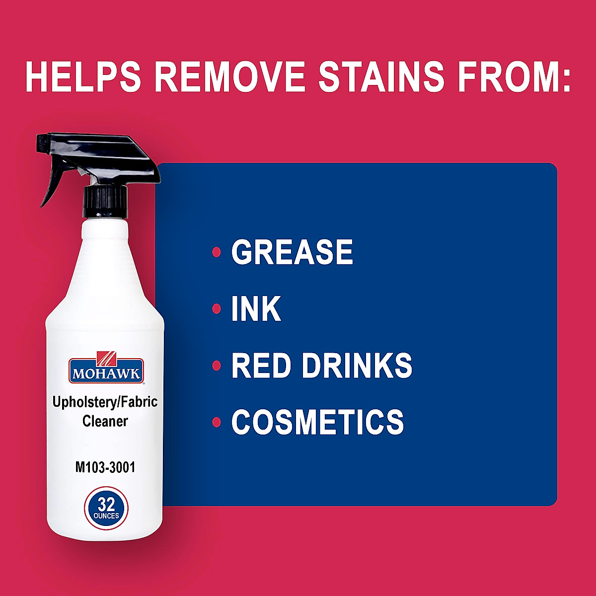 Mohawk Finishing Products Upholstery/Fabric Cleaner, 32-oz Bottle, M103-3001