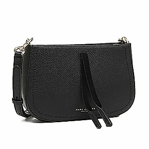 Marc Jacobs Maverick Leather Crossbody Bag (Black)