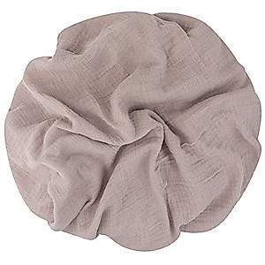 Ely's & Co. Cotton Muslin Swaddle Blanket 2-Pack for Baby Boy and Baby Girl— 100% Cotton Muslin Extra-Large Swaddle Blankets (47” x 47”) — Pebble Gray & Simply Taupe