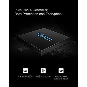 acer Predator GM7000 2TB NVMe Gaming SSD - M.2 2280 PCIe Gen4 (16 Gb/s) x 4, 3D TLC NAND PC Internal Solid State Hard Drive with DDR4 DRAM Cache Up to 7400 MB/s - BL.9BWWR.106