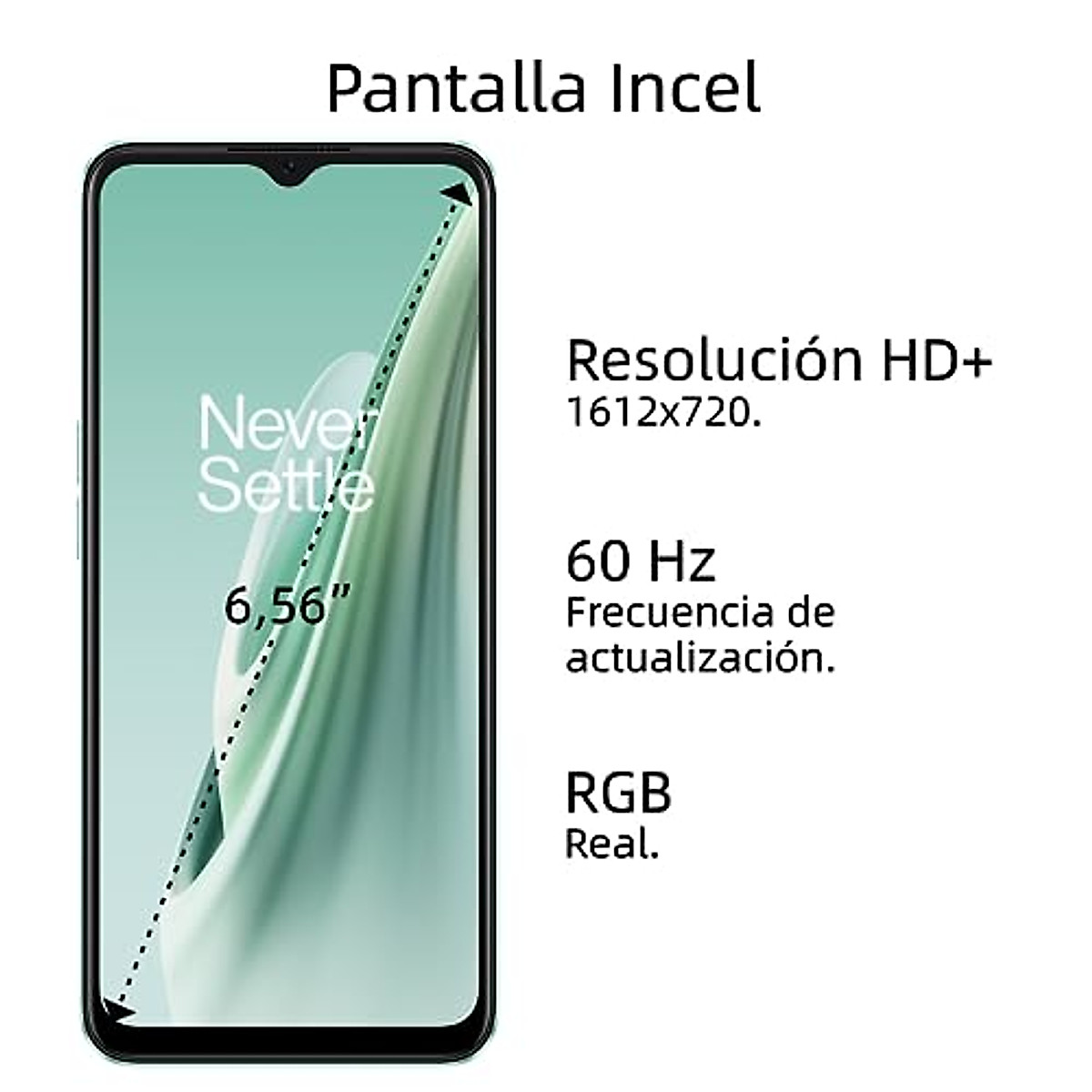 ONEPLUS Nord N20 SE 128GB | 4GB RAM Factory Unlocked | Dual Sim (GSM Only | No CDMA) - NOT Compatible with Verizon/Sprint/Boost/Cricket - (Jade Wave)