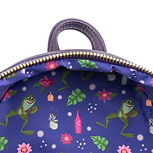 Loungefly Disney Princess and the Frog Tiana's Place Womens Double Strap Shoulder Bag Purse