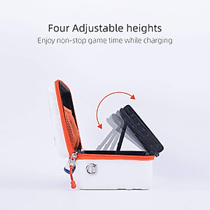 GeekShare Carry Case for Switch/Switch OLED, Protective Travel System Case with 12 Game-Card Slots (Large)