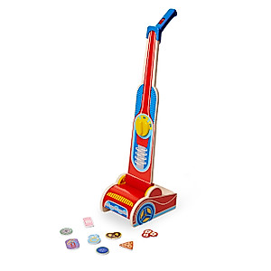 Melissa & Doug Wooden Vacuum Cleaner Play Set (10 pcs)