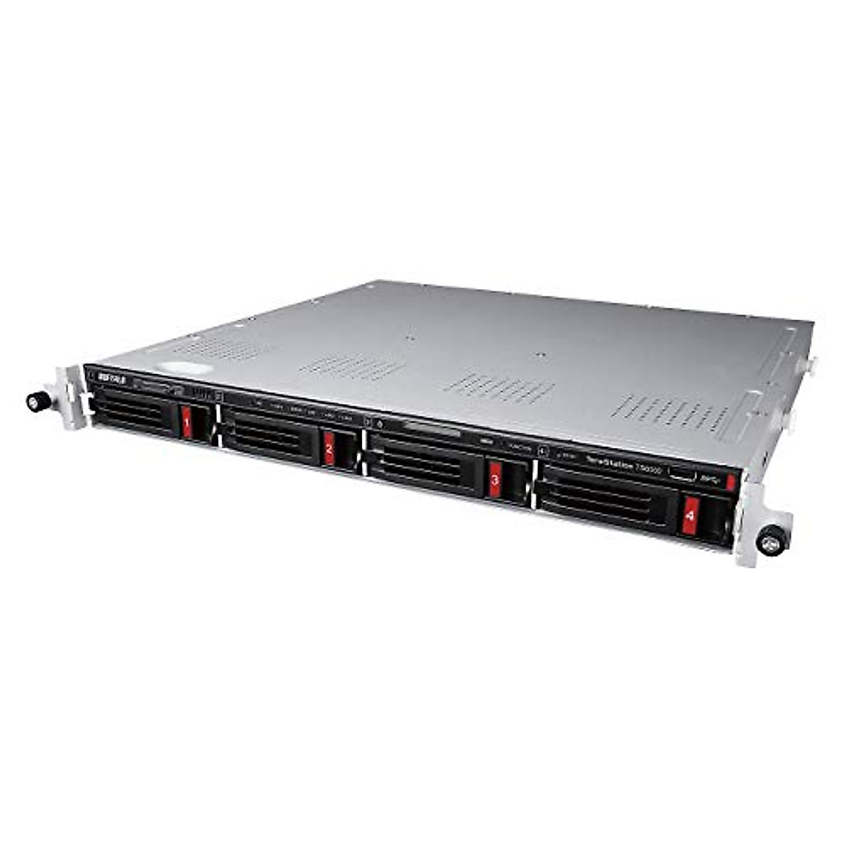 BUFFALO TeraStation 6400RN 48TB (4x12TB) Rackmount NAS with HDD Included + Snapshot Protection Against Ransomware / 4 Bay / 10GbE/ Storage Server/NAS Server/NAS Storage/Network Storage/File Server