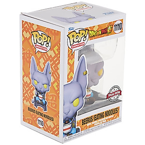 Funko Dragon Ball Super Pop! Animation Beerus (Eating Noodles) Vinyl Figure Hot Topic Exclusive