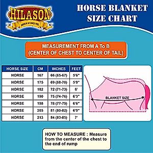 HILASON 1200D Turnout Light Winter Waterproof Rain Sheet Horse Sheet | Horse Sheet | Horse Turnout Sheet | Horse Sheets for Winter | Waterproof Turnout Sheets for Horses