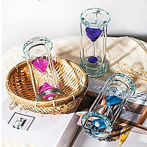 30 Minute Hourglass Timer with Purple Sand and Gift Box