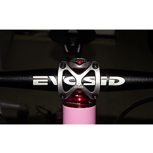 EVOSID MTB stem 31.8 stem Mountain Bike Stem Mountain Bike Handlebar Stem for Most Bike Road Bike MTB BMX (Black) (Titanium)