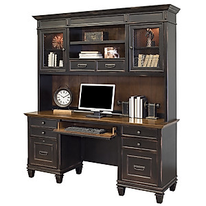 Martin Furniture Hartford Hutch, Brown - Fully Assembled