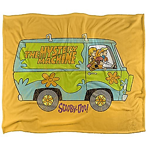 Scooby-Doo The Mystery Machine Officially Licensed Silky Touch Super Soft Throw Blanket 50" x 60"