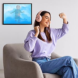 Hey Jude - Beatles Vintage Decor Lyrics Wall Art, This Retro Wall Decor Music Poster Print, is Great For Home Decor, Bedroom Decor, Office Decor, or Man Cave Room Decor Aesthetic, Unframed - 10x8