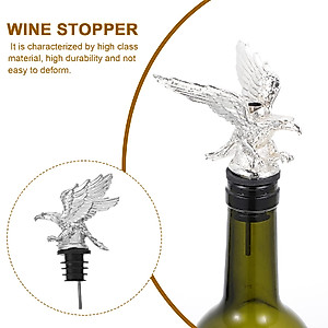 Wine Pourer Wine Aerators Stainless Wine Pourer Animal Head Bottle Pourer Unique Gift Ideas Bar Accessories Birthday Wedding Gifts Silver