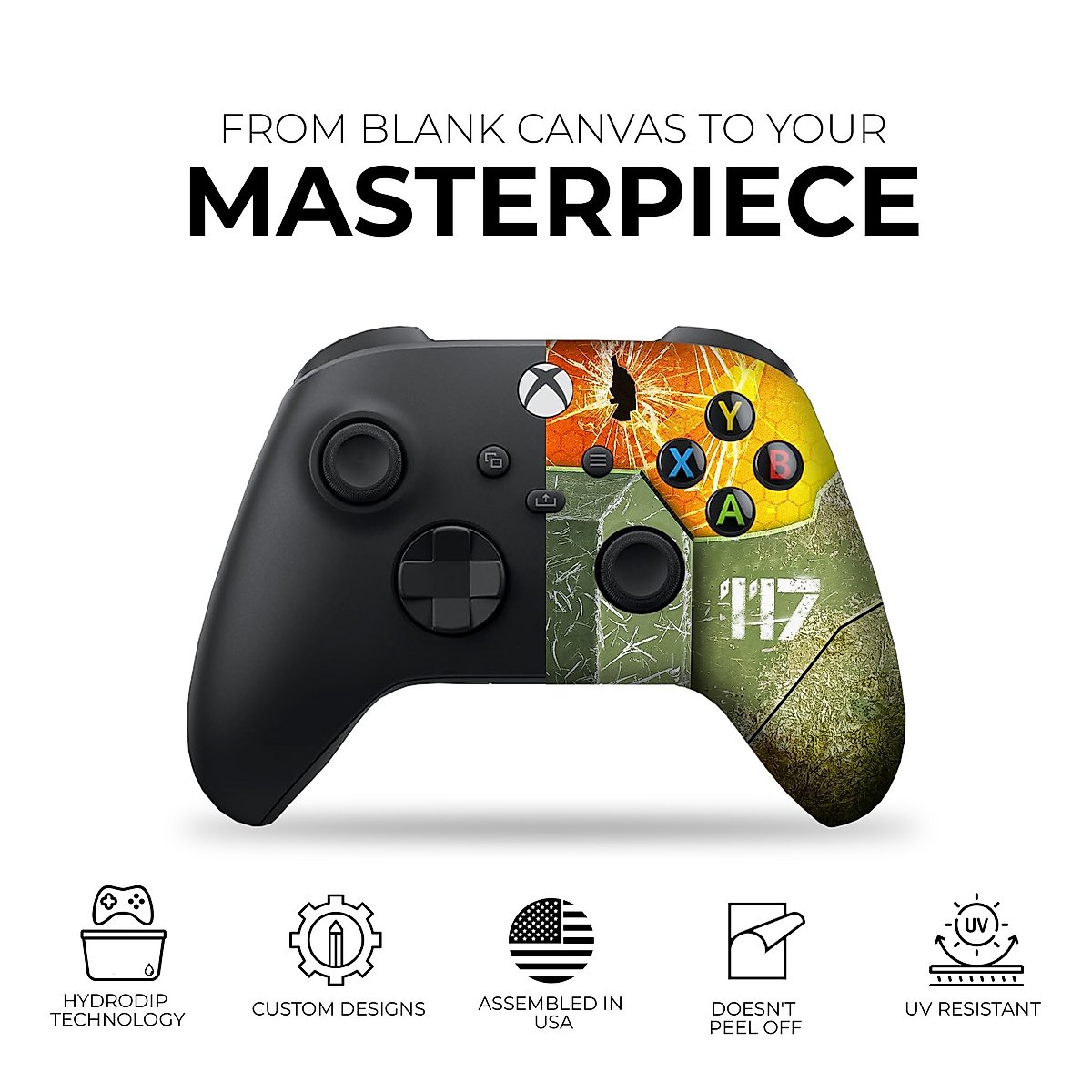 DreamController Marrio & The Princess Custom X-box Controller Wireless compatible with X-box One/X-box Series X/S Proudly Customized in USA with Permanent HYDRODIP Print (NOT JUST A SKIN)(MODDED)
