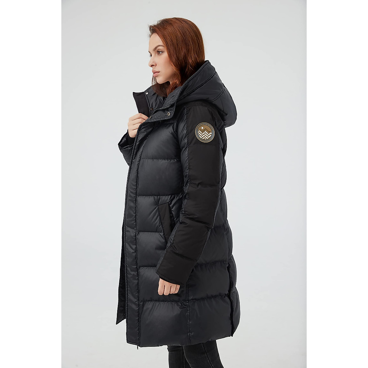 Fitouch Women's York Down Coat | Winter 700+ Fill Power Puffer | Long Warm Parka | Thick Down Jacket