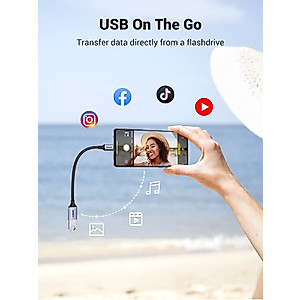 UGREEN USB C to USB 3.1 Gen 1 Adapter Type C OTG Cable USB C Male to USB Female Adapter USB A to USB C Charger Cable Compatible with MacBook Pro MacBook Air/Mini iPad Pro iPhone 13 Pro Samsung Galaxy