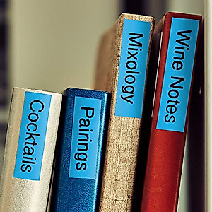 Brother Genuine P-touch, TZe-551CS, 0.94” x 26.2’, Black on Blue Laminated Label Tape