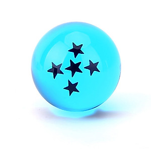 Boxtree Children Toy New Gift Box Set of 7pcs Dragon Ball Z 43mm/1.7" Stars Crystal Ball (Blue)