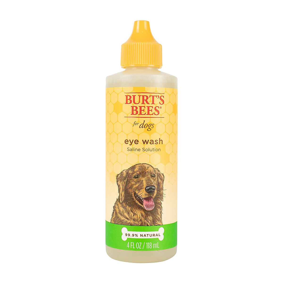 Burt's Bees for Dogs Naturally Derived Eye Wash with Saline Solution - Eye Wash Drops for All Dogs and Puppies - Effective Eye Cleaner and Eye Wash for Dogs - 4 Oz - 2 Pack