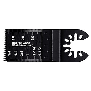Ettonsun 20Pcs Wood Japan Oscillating Multitool Saw Blades Universal Multi Purpose Tool Blades for Fast Cutting Compatible with Fein Dewalt Multimaster Porter Cable Black&Decker Bosch Craftman