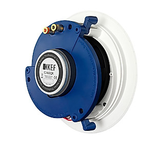 KEF CI160QR Round In-Ceiling Speaker Architectural Loudspeaker (Single),White