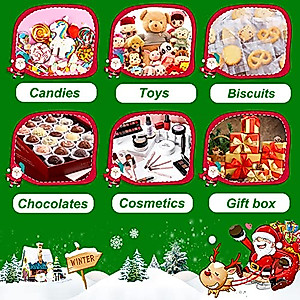 YQL Buffalo Plaid Drawstring Bags, 9Pcs Soft Flannel Christmas Gift Bags Assorted Sizes Christmas Fabric Bags Reusable Christmas Gift Bags for Christmas Package Birthday Holiday Party(Red&Black)