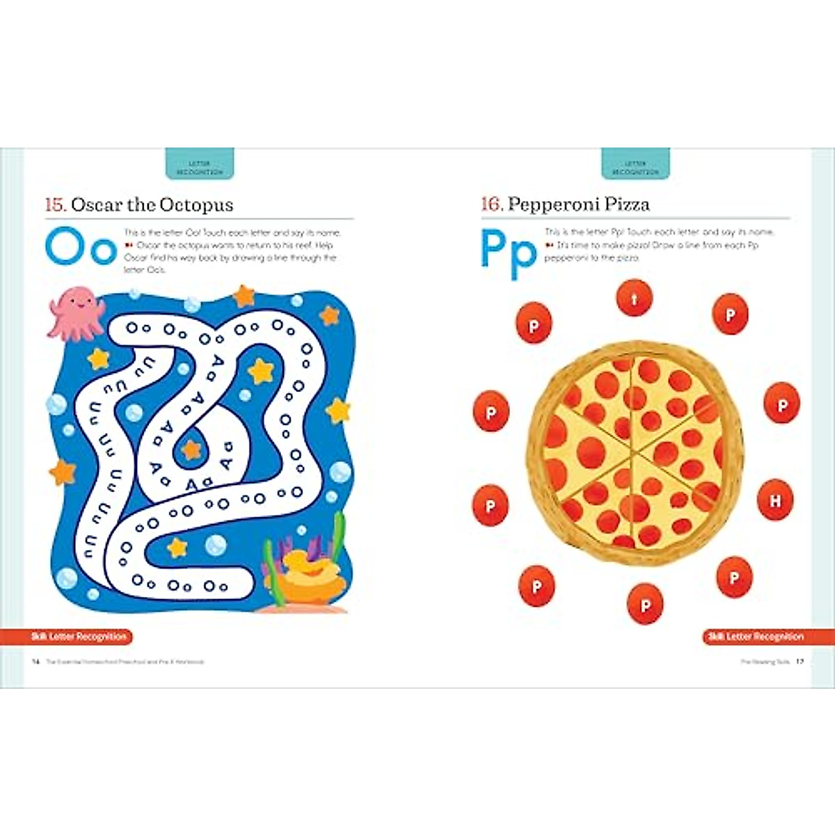 The Essential Homeschool Preschool and Pre-K Workbook: 135 Fun Curriculum-Based Activities to Build Pre-Reading, Pre-Writing, and Early Math Skills! (Homeschool Workbooks)