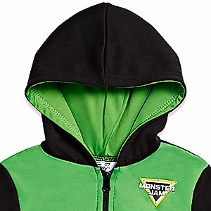 Monster Jam Grave Digger Toddler Boys Half Zip Hoodie 3T