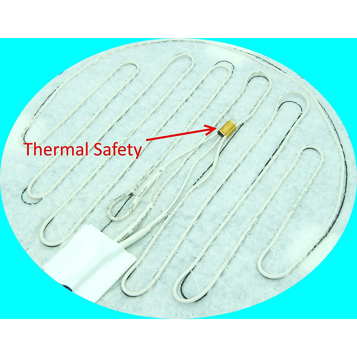 Brewing & Fermentation Heat Pad for Homebrew Beer & Wine Fermenting 120VAC 12 or 25 Watt Heating Mat: Safe for Plastic/Glass Carboy Fermentors w/Heater Temp Strips (10" - 12 Watts (Black))