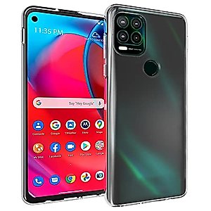 for Moto G Stylus 5G Case Clear (2021) Slim Thin Soft Skin Flexible TPU Scratch Resistant Silicone Gel Shockproof Protective Cases Cover for Motorola G Stylus 5G 2021 (Clear)