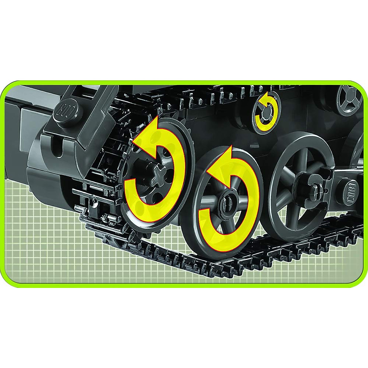 COBI 2534 Panzer I Ausf.A Building Blocks, Grey, Multicolor