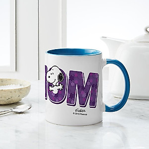 CafePress Snoopy Mom Is #1 Mug Ceramic Coffee Mug, Tea Cup 11 oz