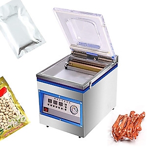 360W Chamber Vacuum Sealer Machine, 110V Commercial Kitchen Food Chamber Vacuum Sealer, with Micro Computer Control and Tight Buckle Design for Home Kitchen and Commercial