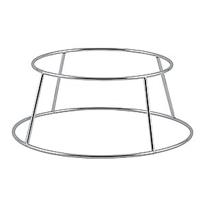 Winco SFR-4 Chrome 7-3/8'D x 4-3/8'H Seafood Tray Rack