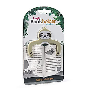 Page Pals Bookmark Bookholder | Page Holder | Music Holder Clip | Music Paper Holder | Magazine, Cookbook | Reading in Bed at Home | Office, Desk, Kitchen Use | Novelty Reading Gift Idea (Sloth)