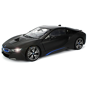 Modern-Depo Officially Licensed RC Vehicles Scale 1:14 w/Open Doors by Rastar (Black)