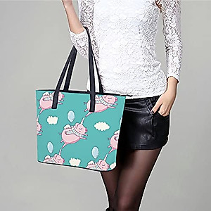 Womens Handbag Pigs Leather Tote Bag Top Handle Satchel Bags For Lady