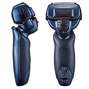 Panasonic Arc4 Electric Razor for Men 4Blade Electric Shaver with Popup Trimmer Rechargeable Wet Dry Foil Shaver, Blue, 1 Count