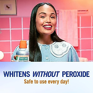 TheraBreath Whitening Mouthwash, Dazzling Mint, Dentist Formulated, 16 Fl Oz (2-Pack)