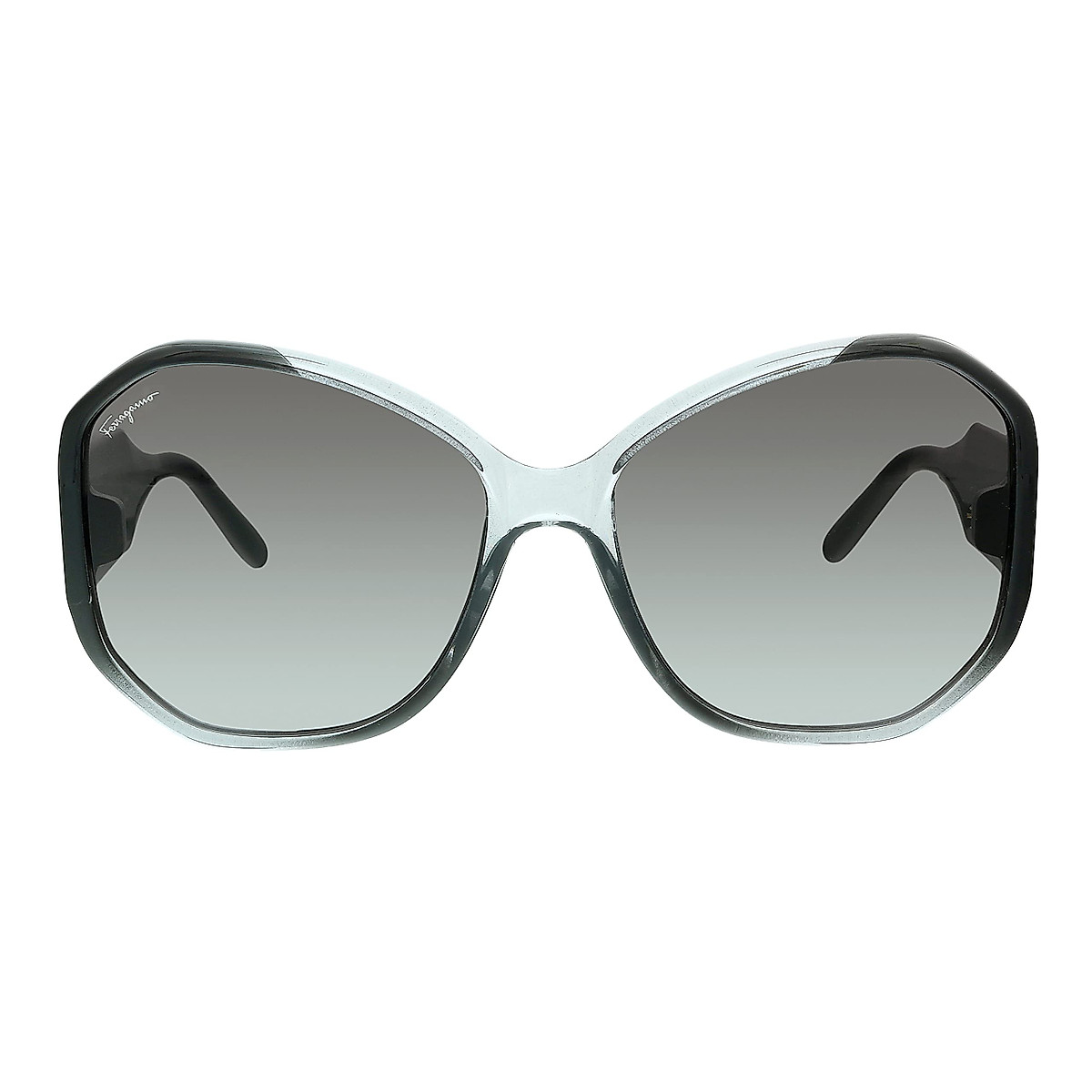 Salvatore Ferragamo Geometric Sunglasses SF942S 007 Gray Gradient 61mm 942