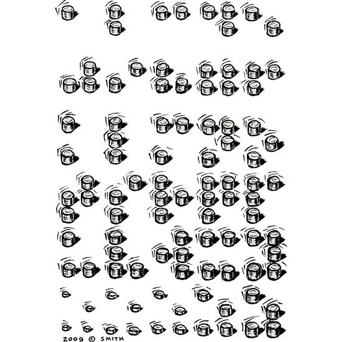 CafePress Braille Letters A To Z. Mug Ceramic Coffee Mug, Tea Cup 11 oz