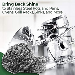 Stanley Home Products Stainless Steel Kitchen Scouring Cleaners (4 Cleaners Included)